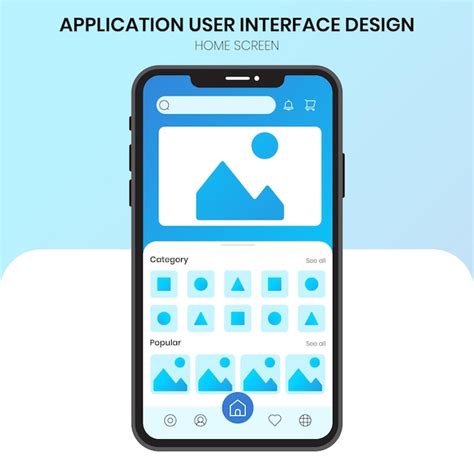 Premium Vector Mobile User Interface Dashboard And Home Display