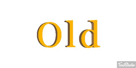 Old Word Animated  Logo Designs