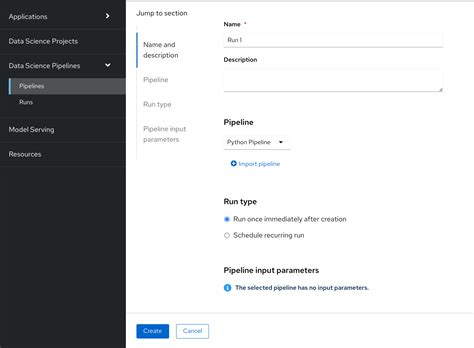 5 2 python コードから生成されたデータサイエンスパイプラインの実行 red hat product documentation