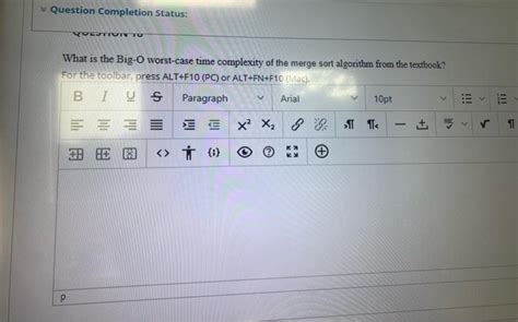 solved what is the big o worst case time complexity of the