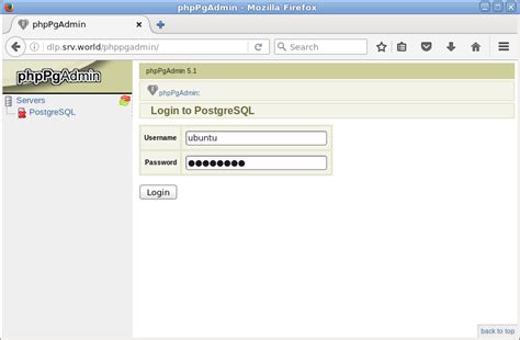 Ubuntu 1604 Lts Postgresql Phppgadmin インストール Server World