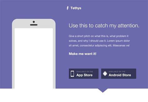 tethys a web app landing page