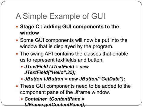 01 Introduction To Swing Ppt