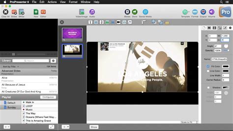 Propresenter 6 Advanced Slide Design Youtube