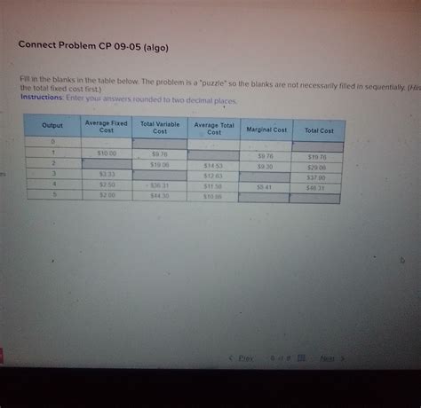 solved connect problem cp 09 05 algo fill in the blanks in
