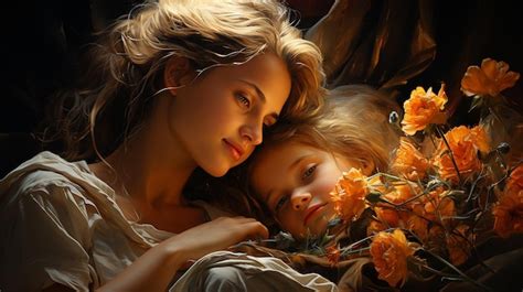 Premium Ai Image Mothers Love Premium Ai Image Mothers Love