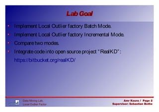 Local Outlier Factor ODP Computer Software And Applications Computing