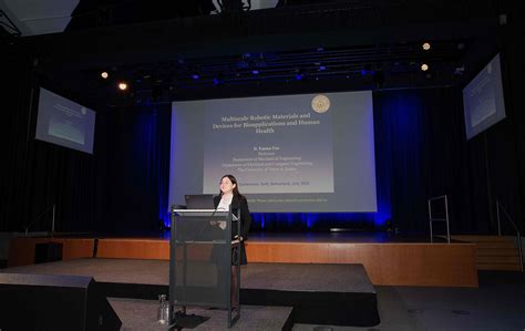 donglei emma fan showcases innovations in robotics and nanotechnology