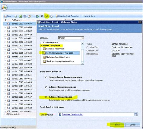 Microsoft Dynamics CRM Bulk Email With Merge Fields And Pics Microsoft Dynamics Blog