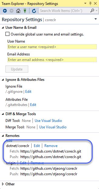 vs ide 111 team explorer 추가한 git remote 저장소가 branch에 보이지 않는 경우