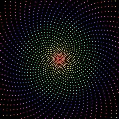 Hue Spiral Generated Using My Generative Art Framework Amelia Generative