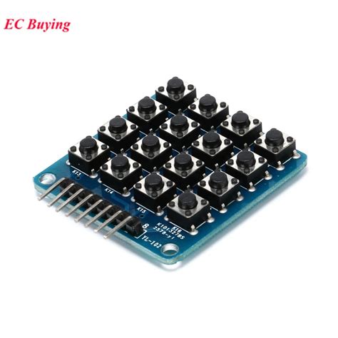 1pc 4x4 Keypad Mcu Accessory Board Module Matrix Keyboard 16 Key