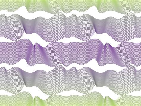 Premium Vector Waves Seamless Pattern Vector Water Runny Curve Lines