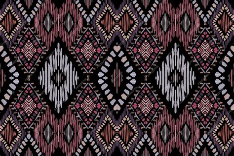 Premium Vector Ethnic Seamless Pattern Ikat Geometric Indian