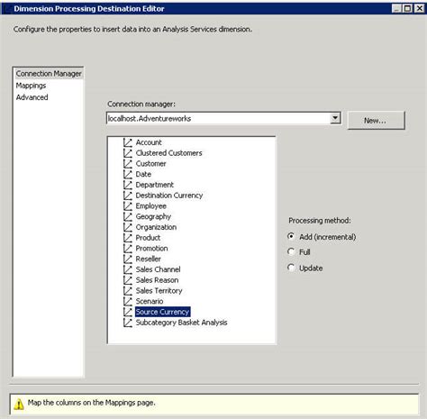 Using Processadd To Add Rows To A Dimension In Ssas