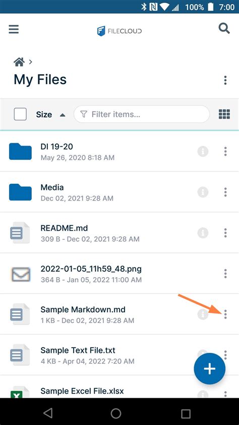 Sending A File For Approval In Android Filecloud Docs Server