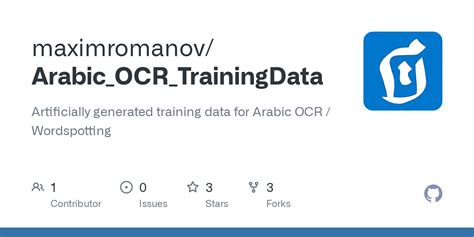 Github Maximromanov Arabic Ocr Trainingdata Artificially Generated Training Data For Arabic