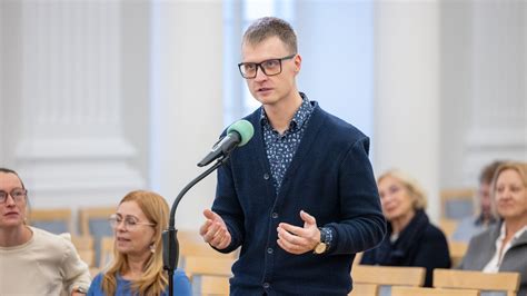 Professor Of Behavioural Genetics Uku Vainik Gives His Inaugural
