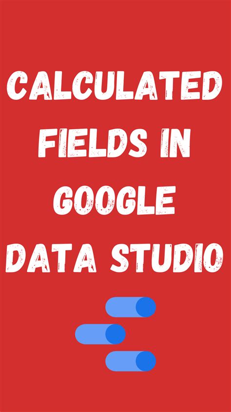 Calculated Fields In Google Data Studio Online Teaching Data Simple Words