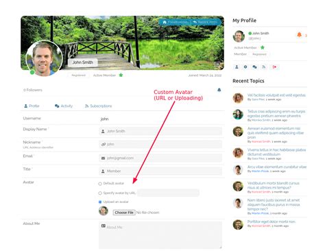 member profile wpforo wordpress forum plugin