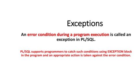 exceptions triggers function in sql by vasant bhabad ppt