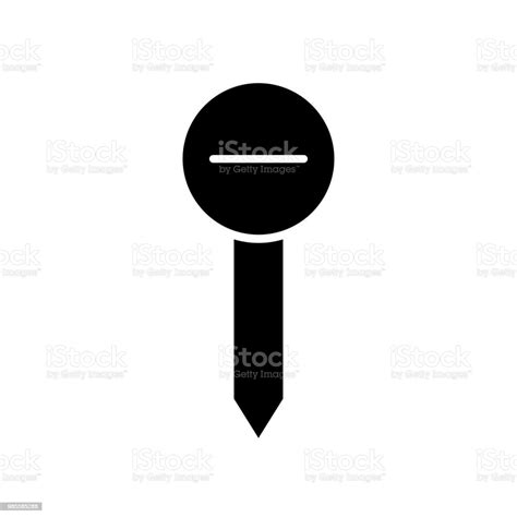 핀 아이콘 벡터 아이콘입니다 간단한 요소 그림입니다 핀 기호 디자인입니다 웹 및 모바일 사용할 수 있습니다 0명에 대한 스톡 벡터 아트 및 기타 이미지 Istock