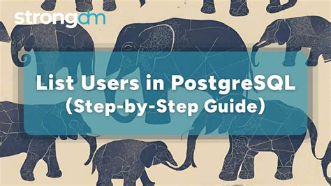 How To List Users In Postgresql Psql Command Gui Tools