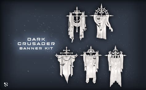 Stl File Dark Crusader Banner Kit 🛰・design To Download And 3d Print・cults