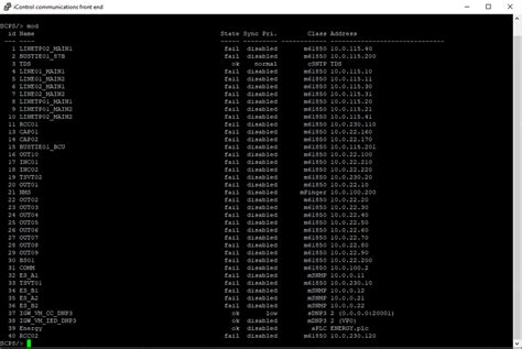 08 03 diagnostic command using in maintenance console tec support