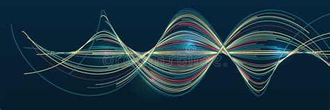 Big Data Visualization Information Analytics Concept Abstract Stream