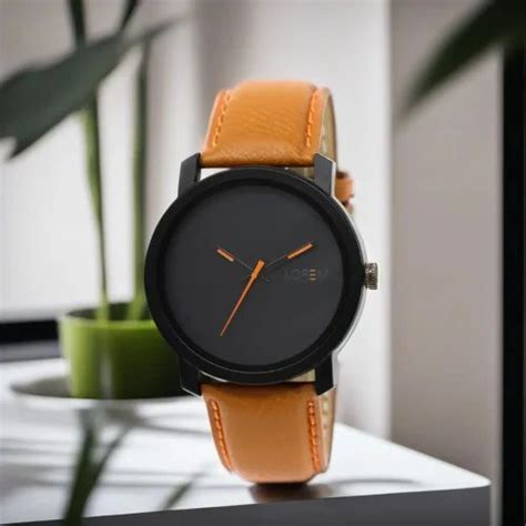 New Black Lorem Mens Plain Classic Watch Lr20 At ₹ 68 Piece In Surat Id 16855644697