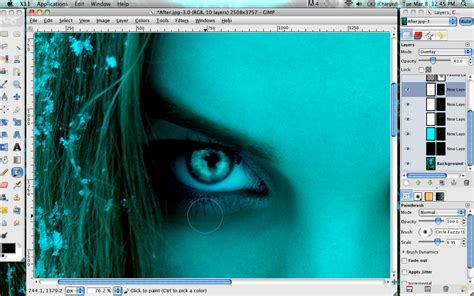 Gimped Gimp Tutorials Gimp Tutorial How To Use Gimp To Make A Girl Look Cold And Scary
