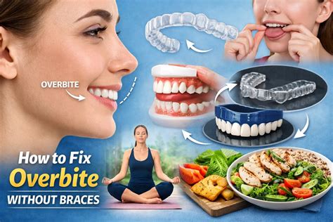 How To Fix Overbite Without Braces