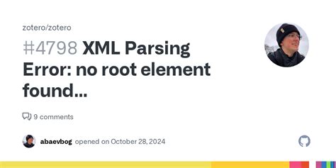 Xml Parsing Error No Root Element Found Progressbarxhtml · Issue
