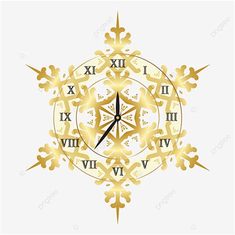 금색 새해 시계 시계 일러스트 크리스마스 Png 새해 Png 일러스트 및 벡터 에 대한 무료 다운로드 Pngtree