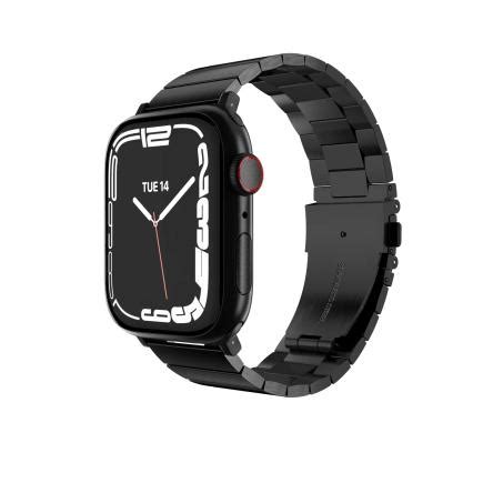 Стальной блочный браслет MAGEASY Maestro для Apple Watch 44, 45, 46 мм ...