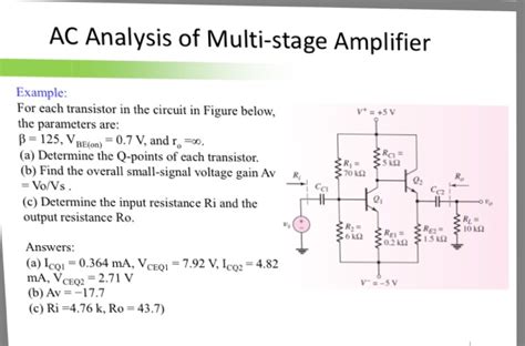 solved for each transistor in the circuit in figure below