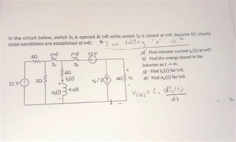 [solved] in the circuit below switch s is opened solutioninn