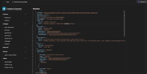 updating manifest is not working for ms teams app microsoft qanda