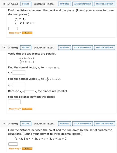Solved Details My Notes 13 1 Points Larcalc11 11 5 090