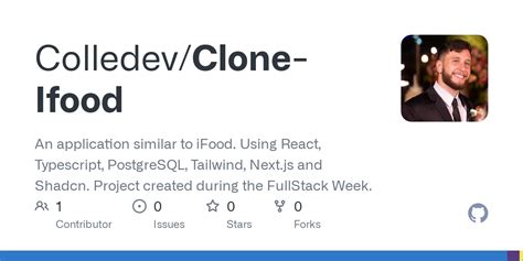 Github Colledevclone Ifood An Application Similar To Ifood Using React Typescript