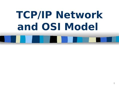 Pptx Tcp Ip Network And Osi Model Dokumen Tips