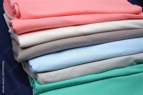 Cotton Fabric Created By A Neural Network Generative Ai Technology Stock Illustration Adobe