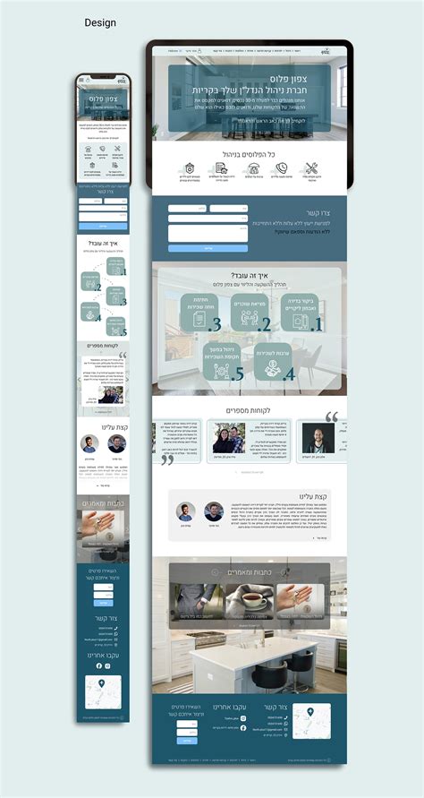 One Pager For Desktop And Mobile On Behance