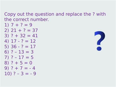 Introduction To Solving Equations Teaching Resources