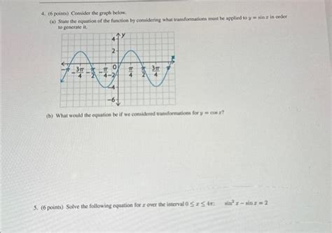 solved 4 6 points consider the graph below a state the