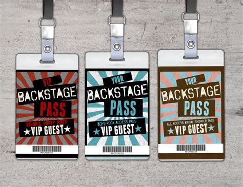 Vip Backstage Pass
