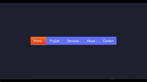 انشاء Navbar احترافي باستخدام Html And Css Youtube