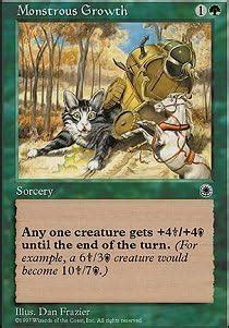 Magic The Gathering Monstrous Growth 2 Portal Toys