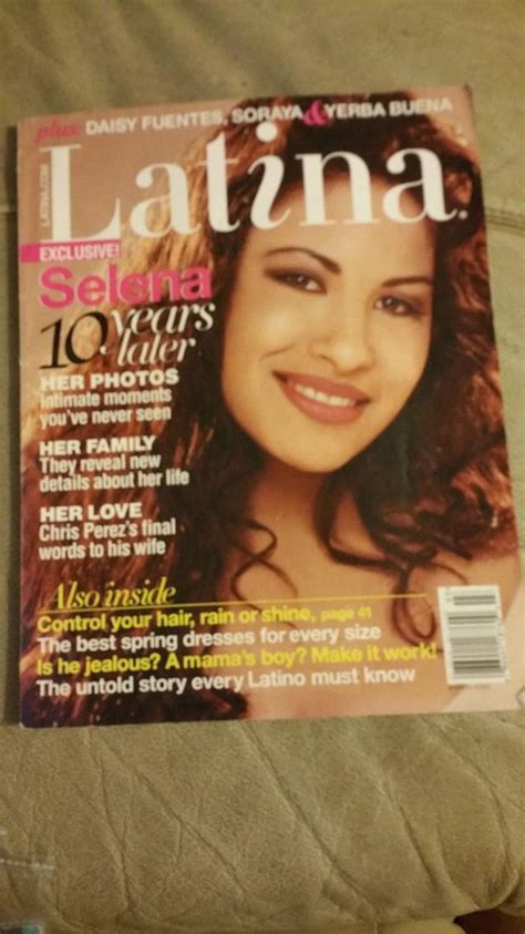 Selena Quintanilla Latina Magazine March 2005 10 Year Anniversary Mag